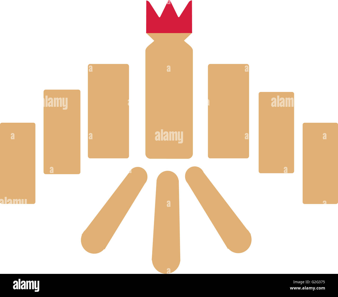 Playing kubb hi-res stock photography and images - Alamy