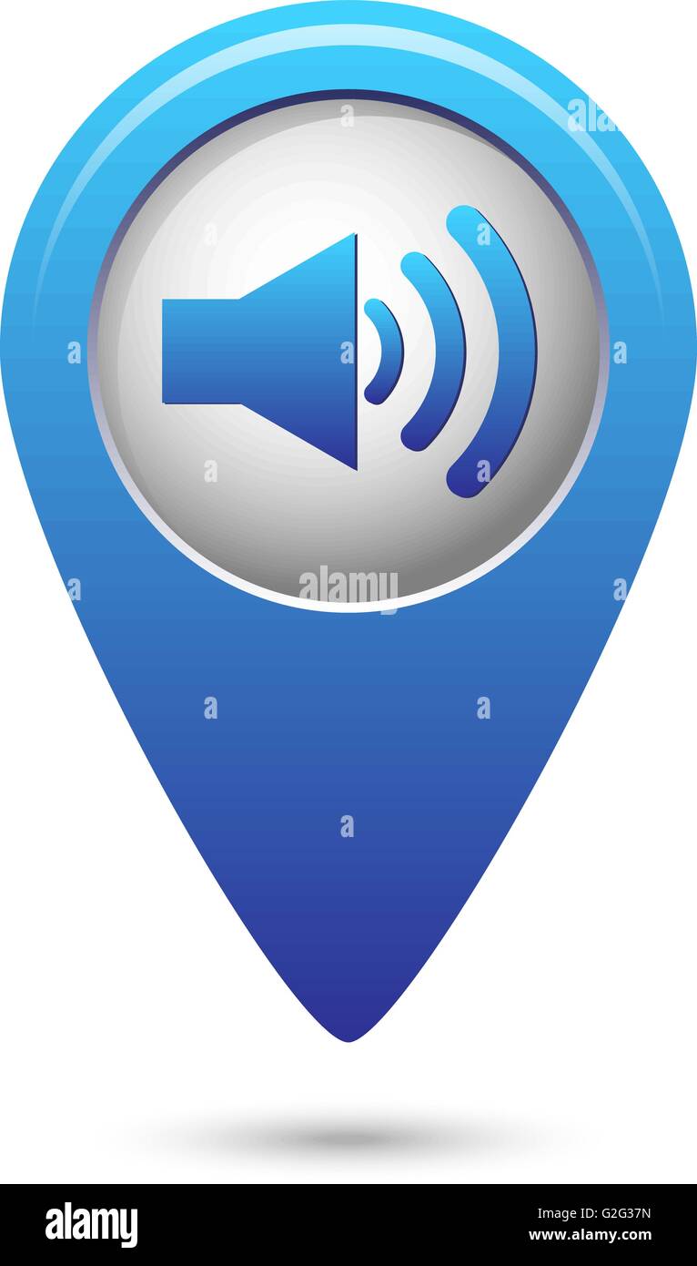 Audio speaker map Stock Vector Images - Alamy