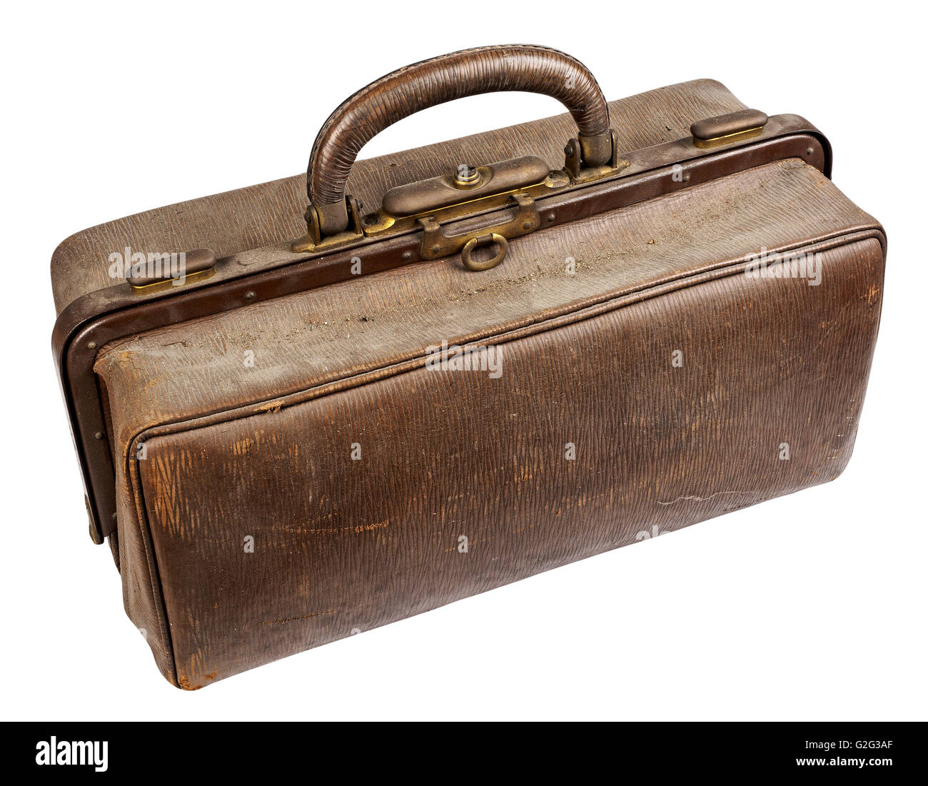 Old Worn Leather Bag High Resolution Stock Photography and Images - Alamy
