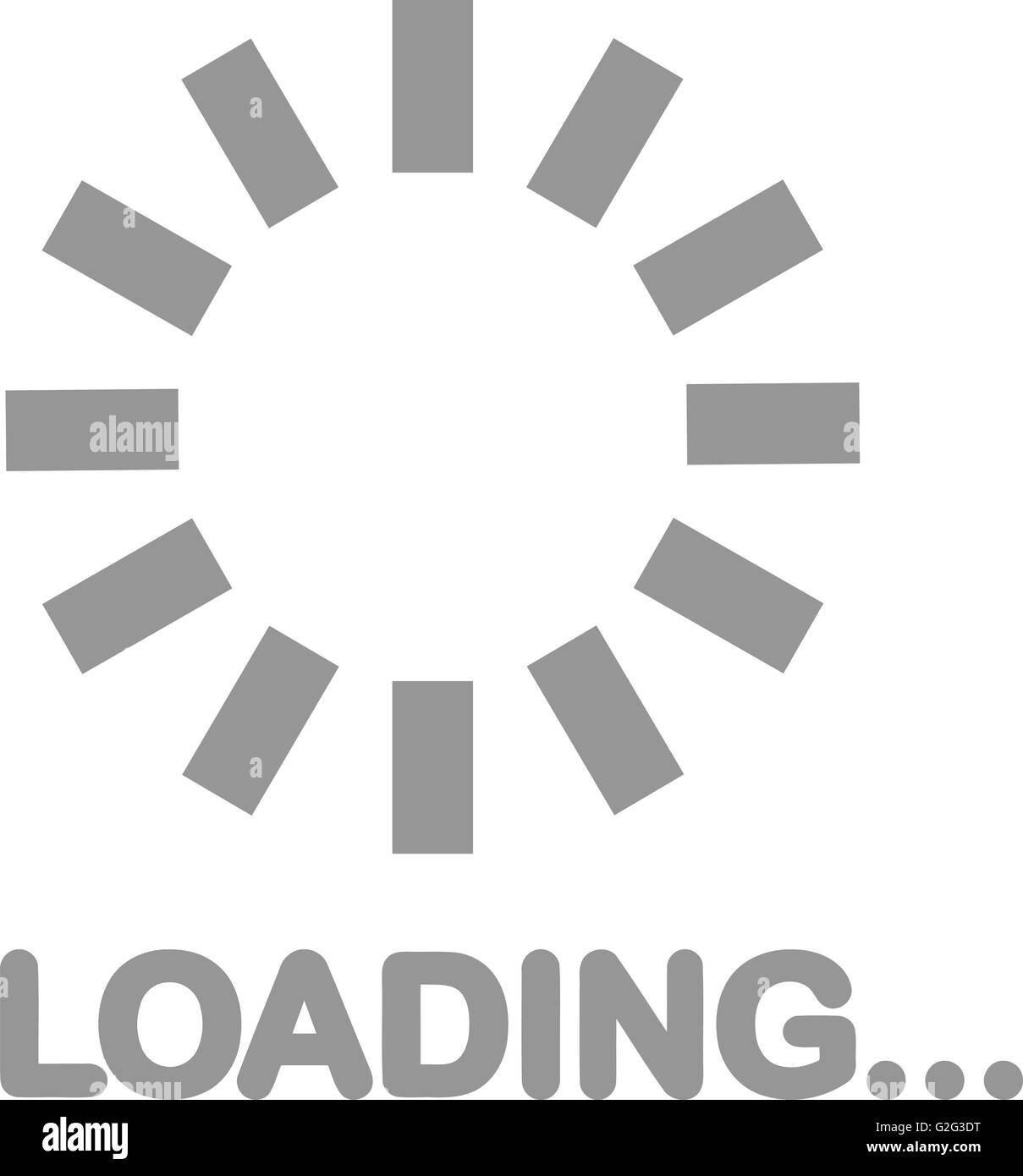 Grey Loading circle Stock Photo - Alamy