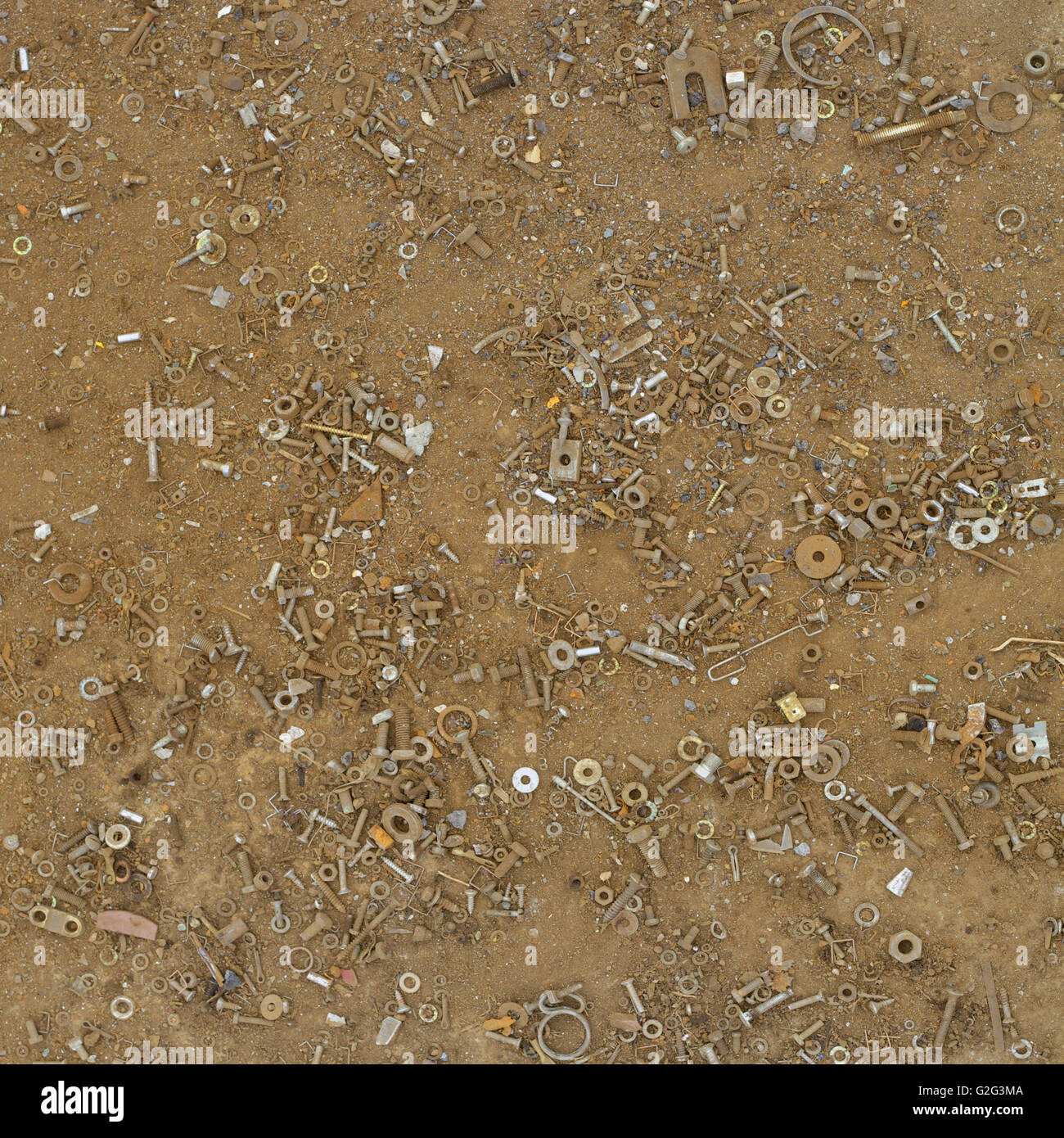 Rusty collection screws nuts hi-res stock photography and images - Alamy