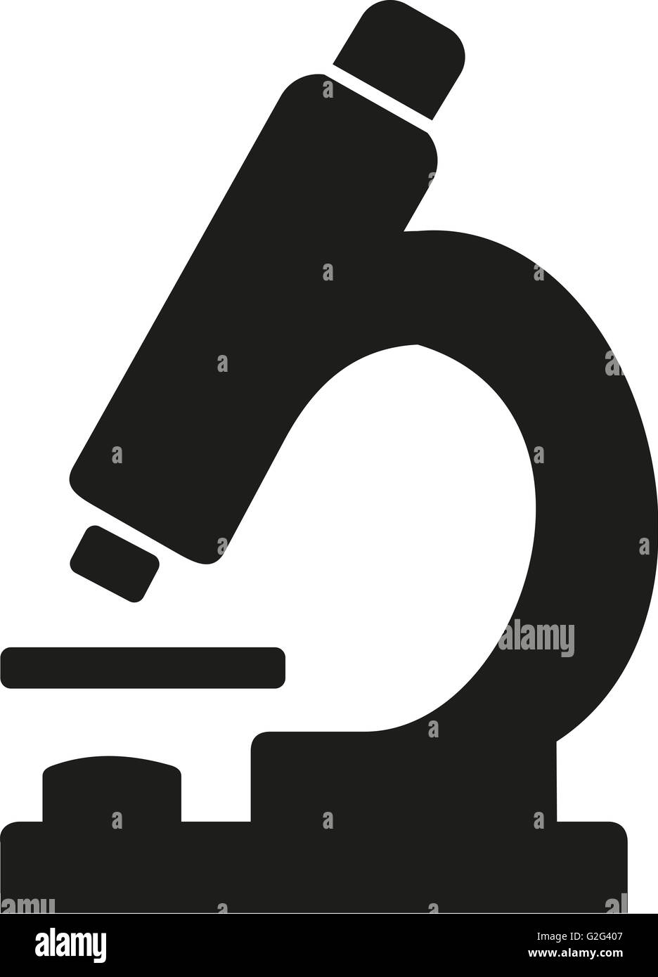 Microscope lab icon hi-res stock photography and images - Alamy