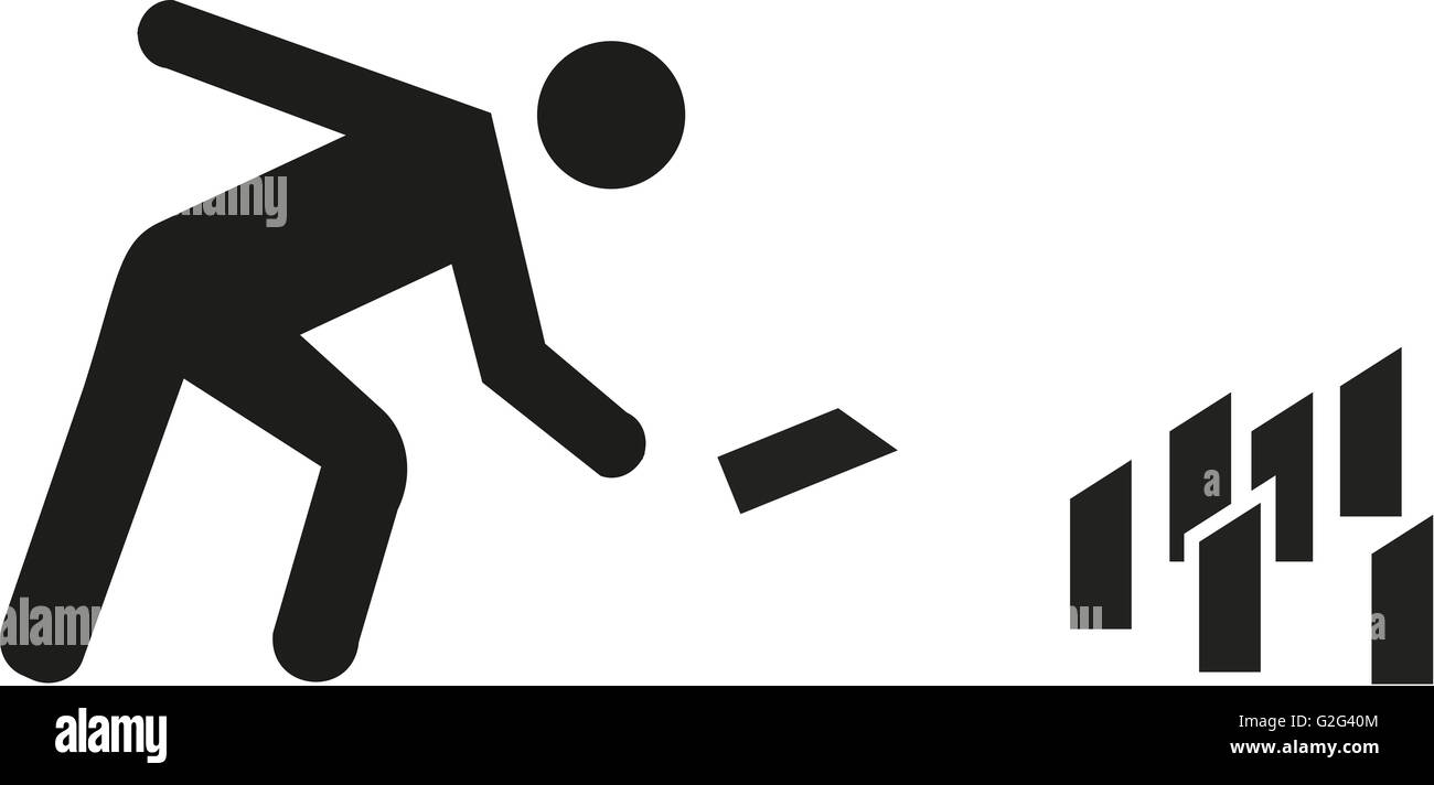 Playing Mölkky game Stock Photo - Alamy