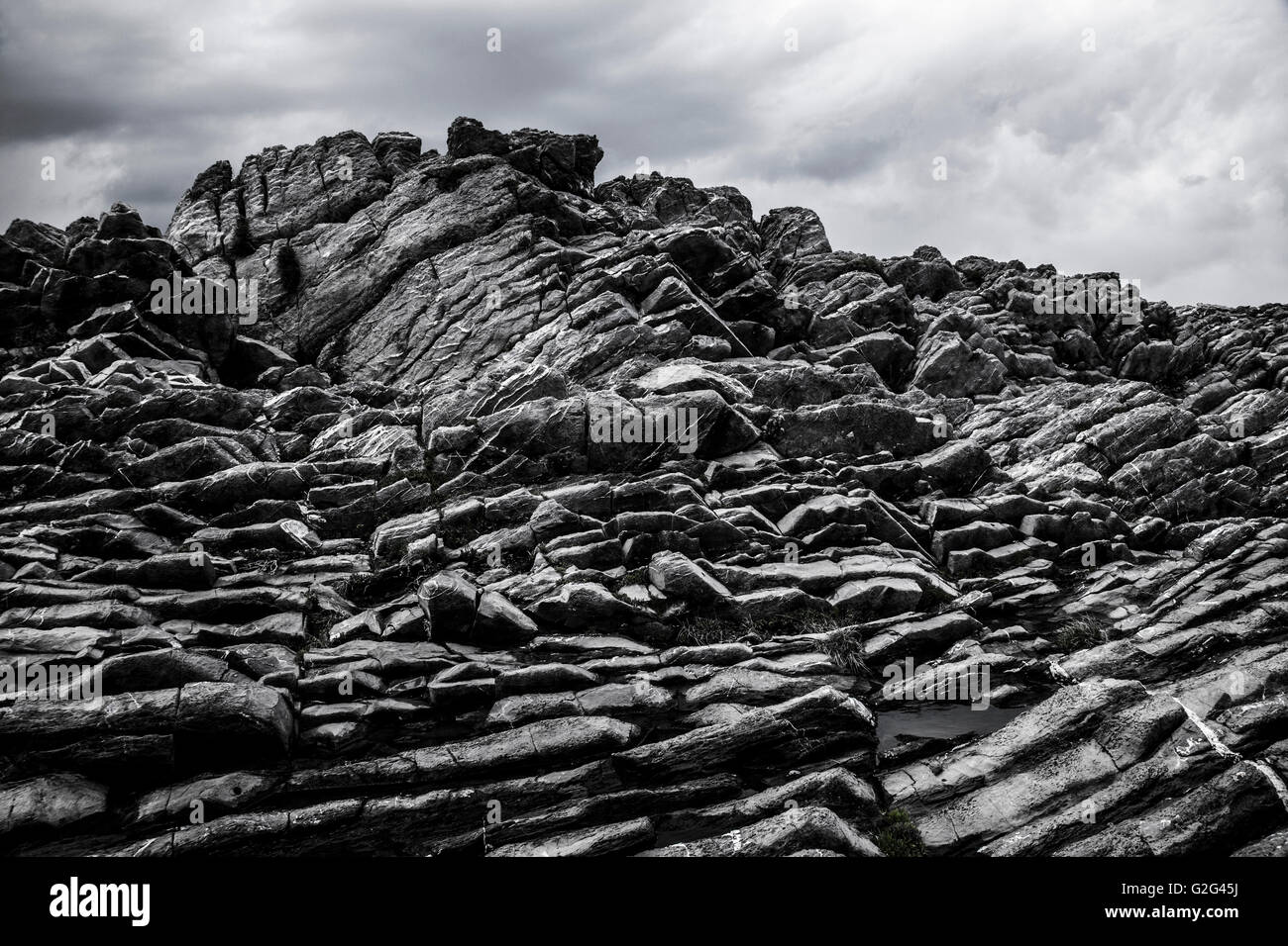 Rugged Coastal Cliff Stock Photo - Alamy