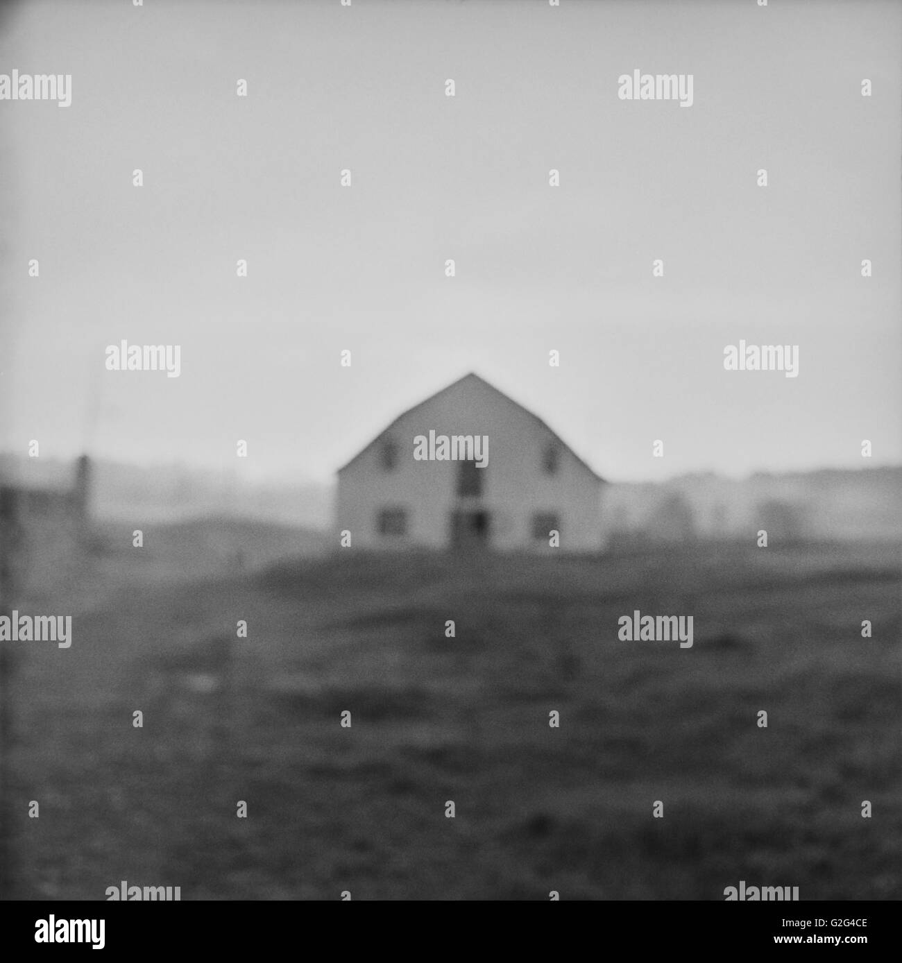 Blurry Rural House Stock Photo - Alamy