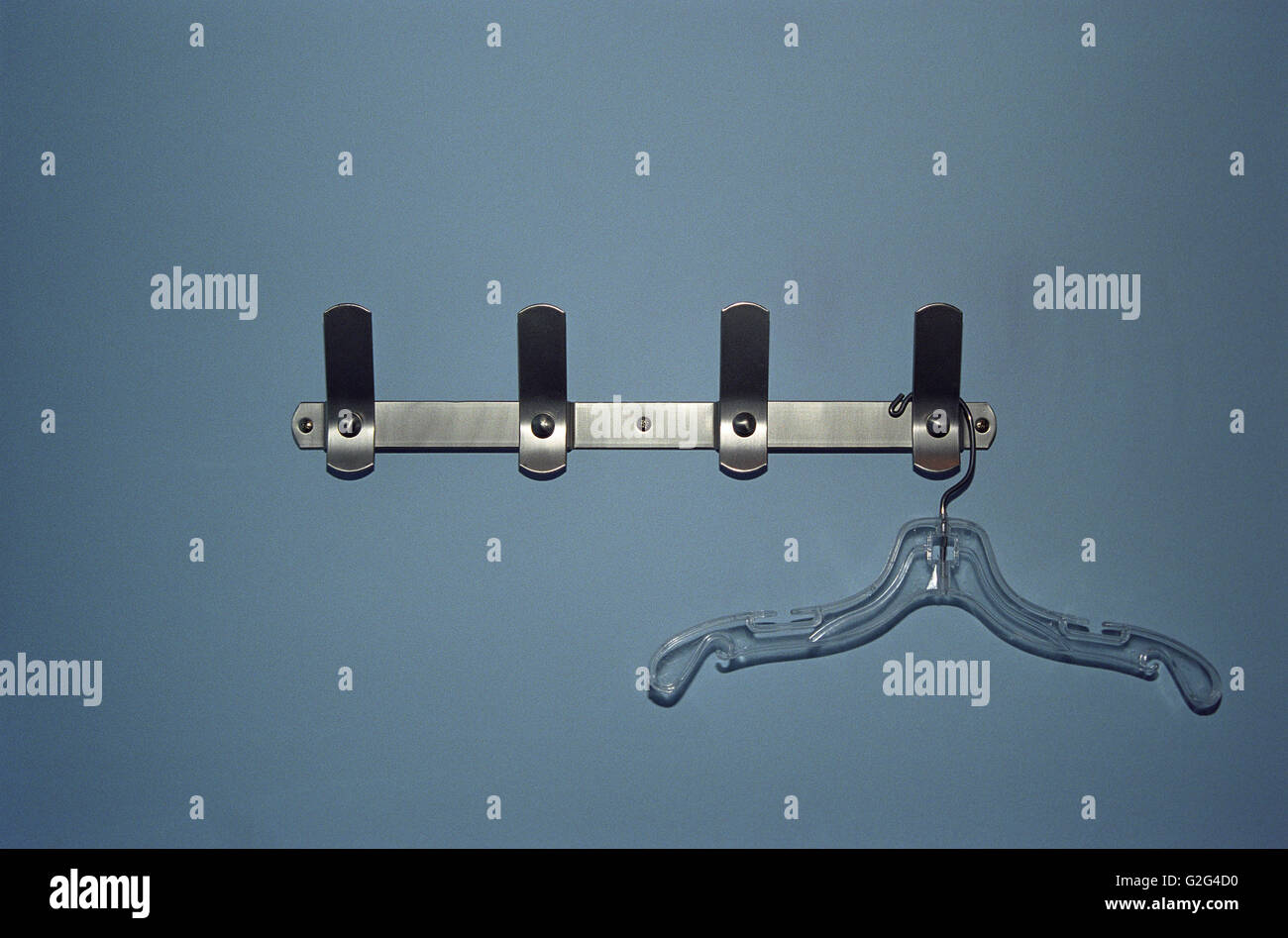 Hanger on Hooks Stock Photo - Alamy