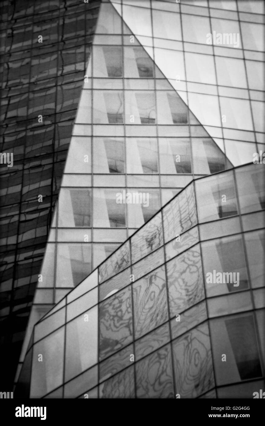 Abstract Modern Building, New York City, USA Stock Photo - Alamy
