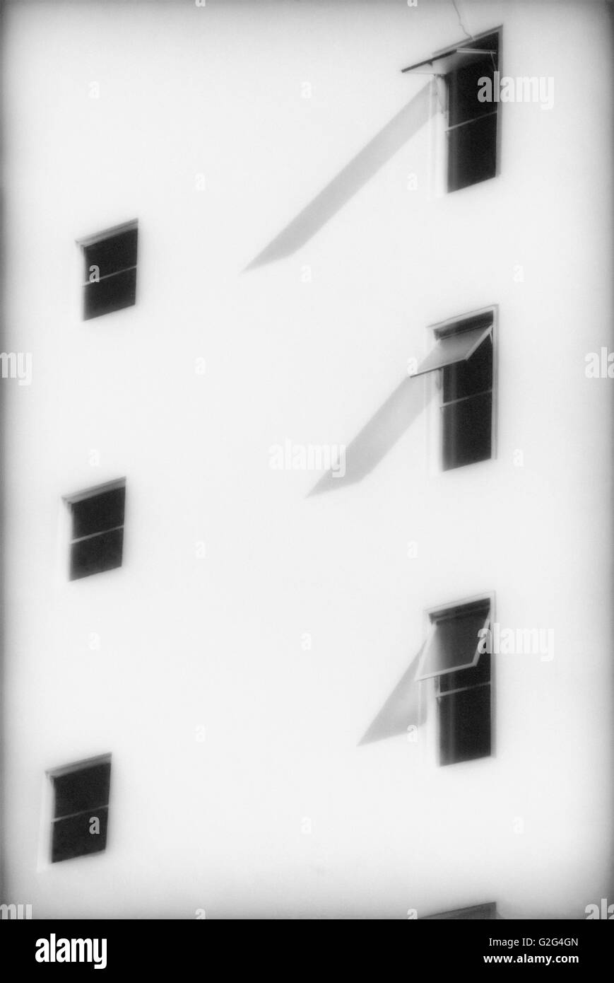 Buildings windows Black and White Stock Photos & Images - Alamy