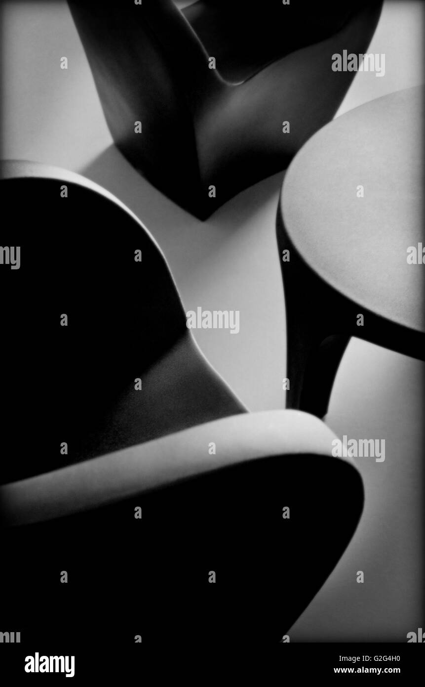 Abstract furniture Black and White Stock Photos & Images - Alamy
