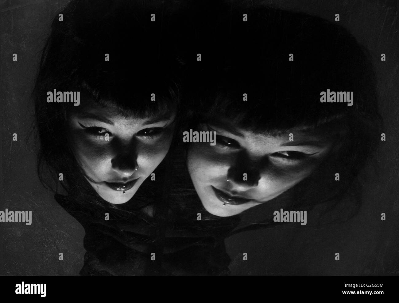 Two identical portraits hi-res stock photography and images - Alamy