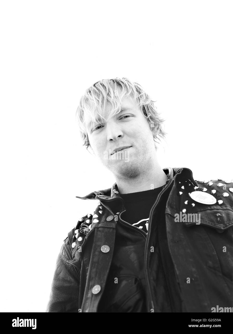 Very slight smile Black and White Stock Photos & Images - Alamy