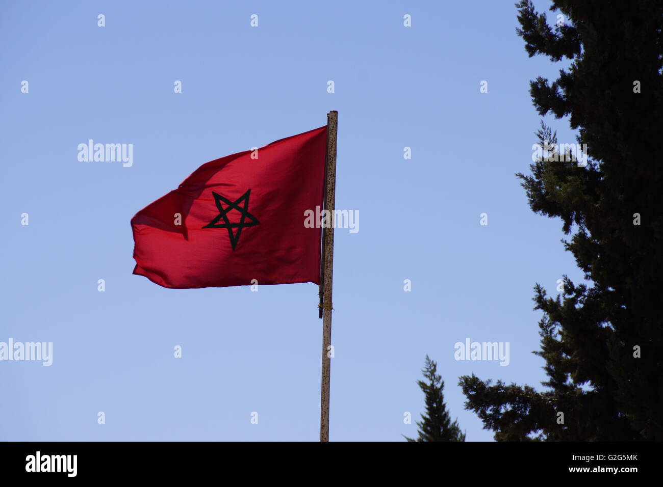 The star of Morocco Stock Photo - Alamy