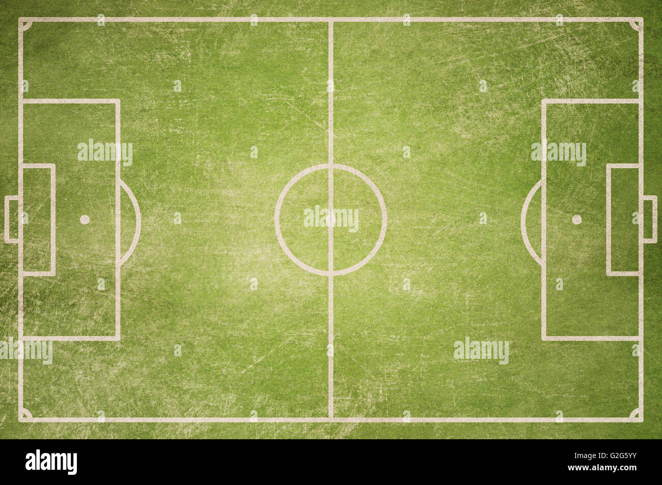 Real Soccer Field Top View