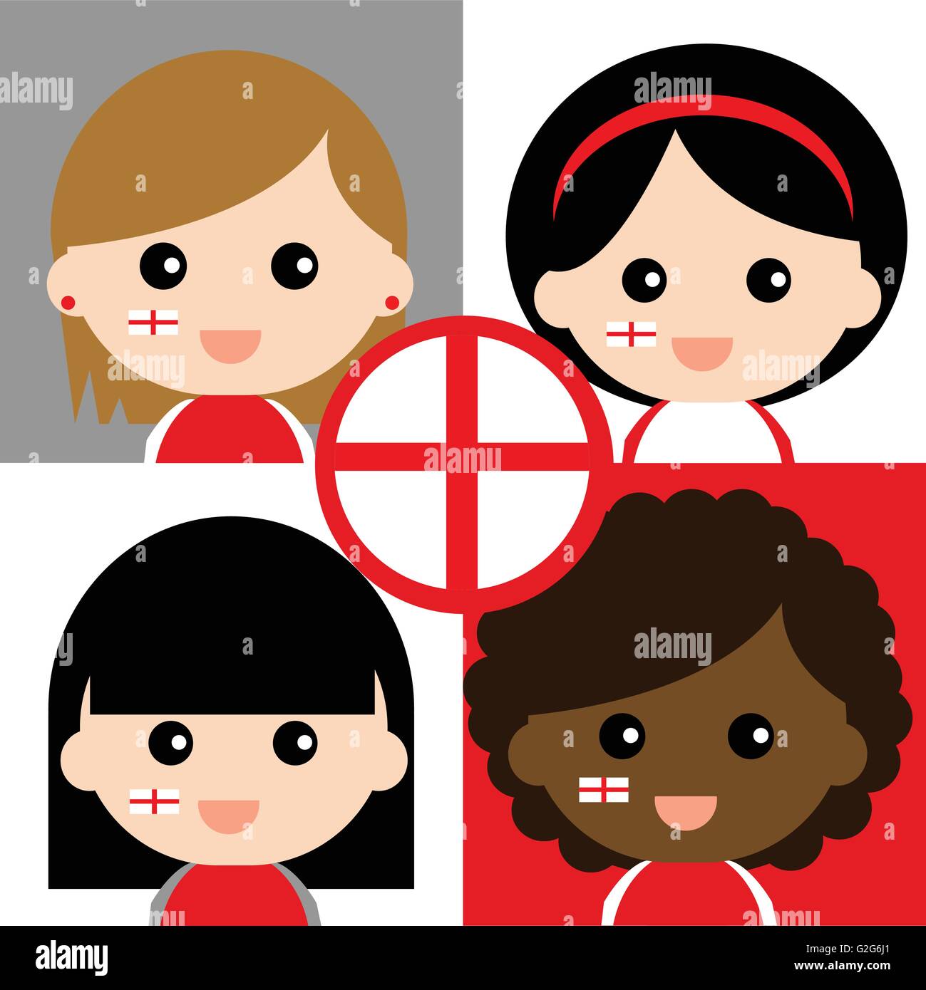 Female friendship uk Stock Vector Images - Alamy
