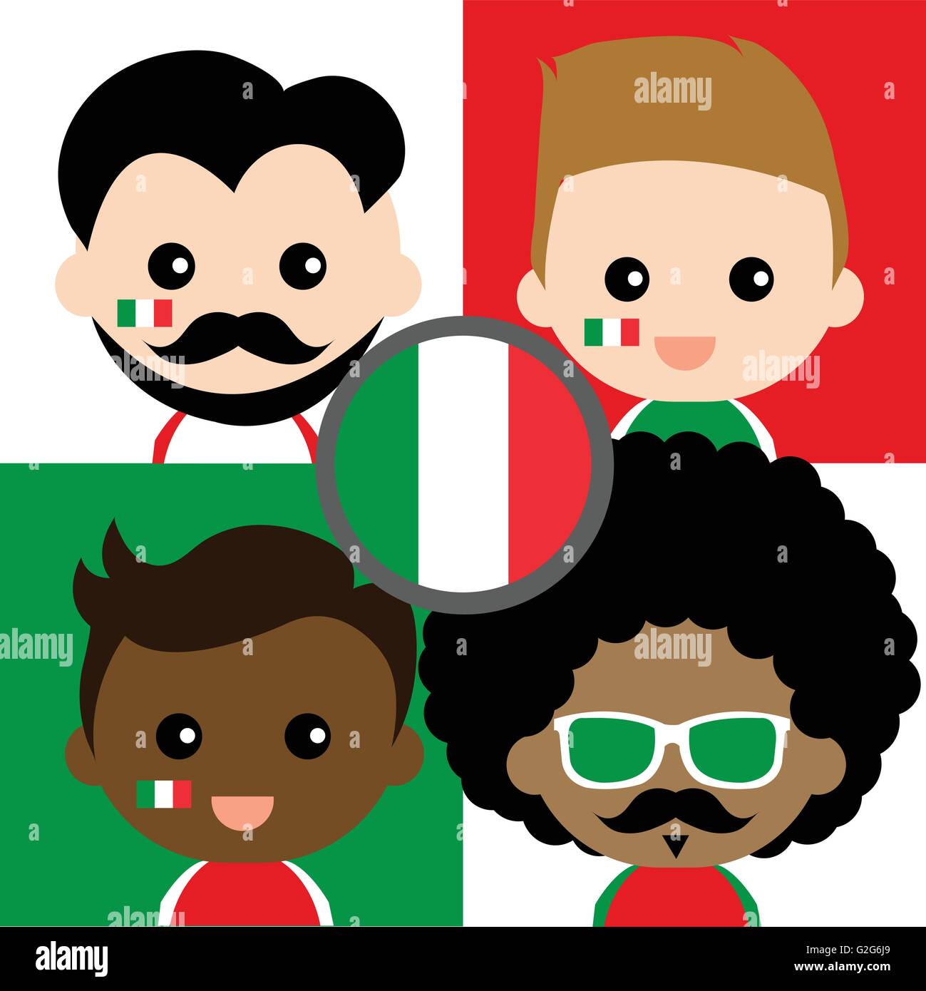 Italian boy cartoon hi-res stock photography and images - Alamy