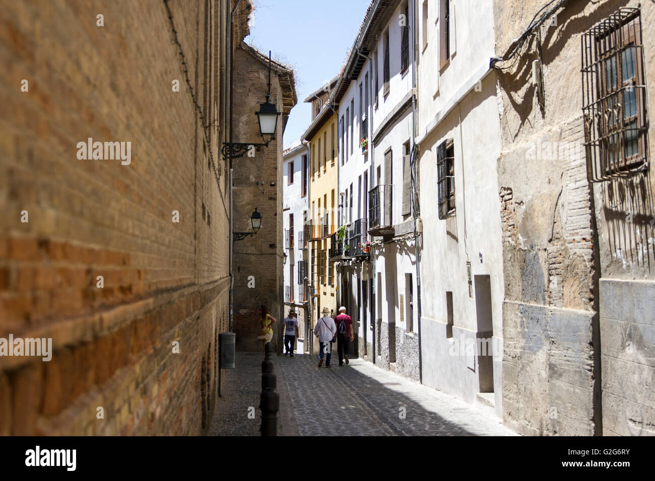 Old Town of Granada Spain Stock Photo - Alamy