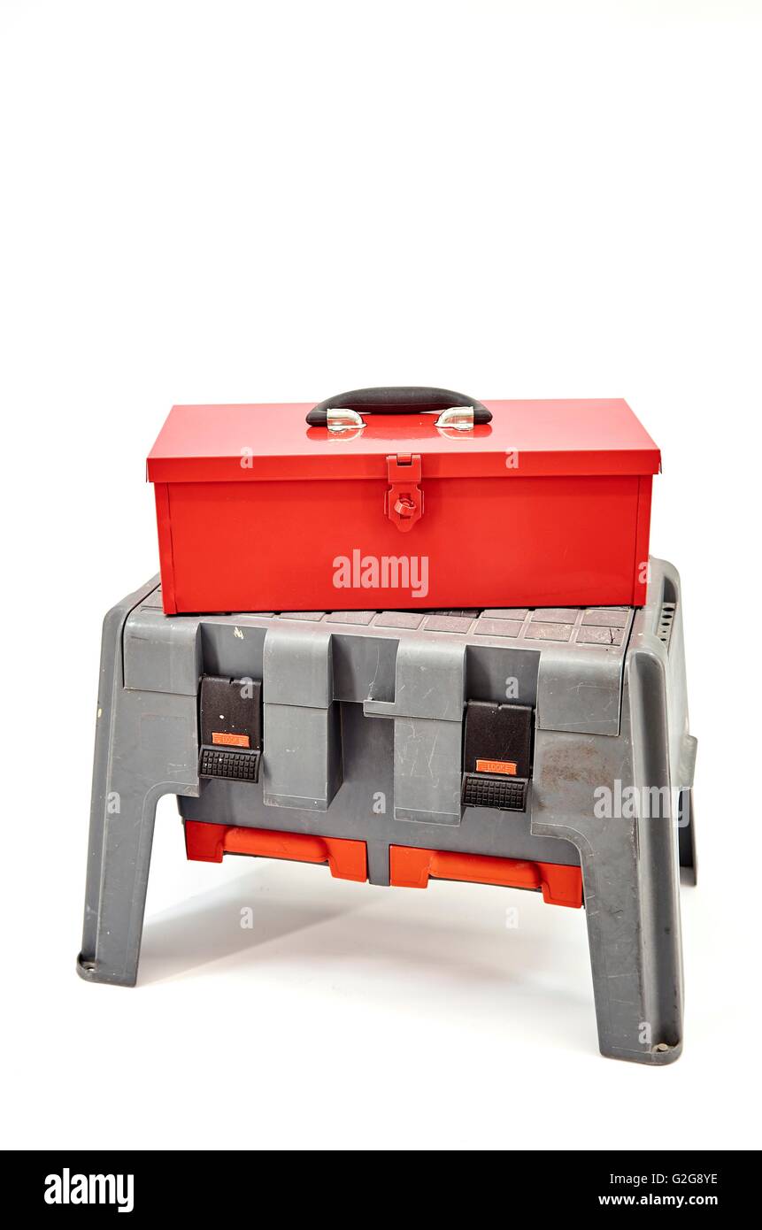 A studio photo of a industrial tool box Stock Photo - Alamy