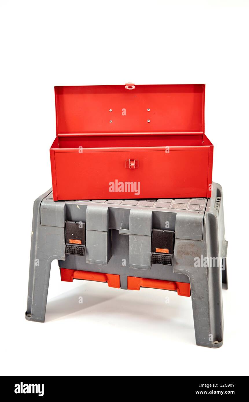 A studio photo of a industrial tool box Stock Photo - Alamy