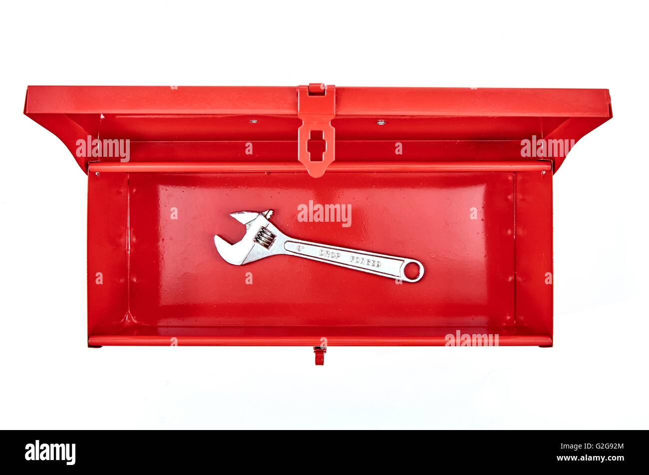 A studio photo of a industrial tool box Stock Photo - Alamy