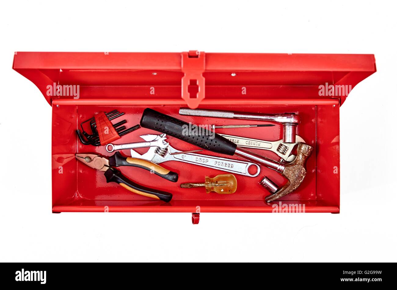 A studio photo of a industrial tool box Stock Photo - Alamy