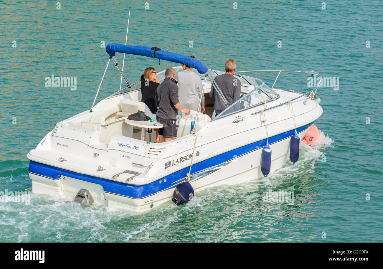 Small boat in river hi-res stock photography and images - Alamy
