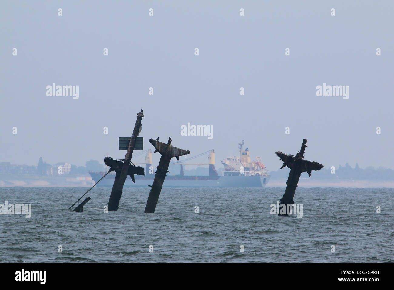 SS Richard Montgomery wreck in the Thames estuary with 1400 tonnes of ...