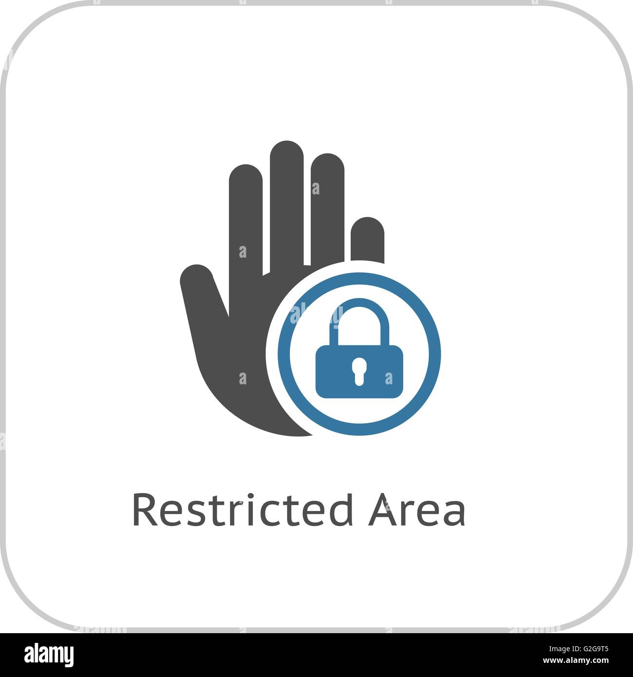 Human access restricted Stock Vector Images - Alamy