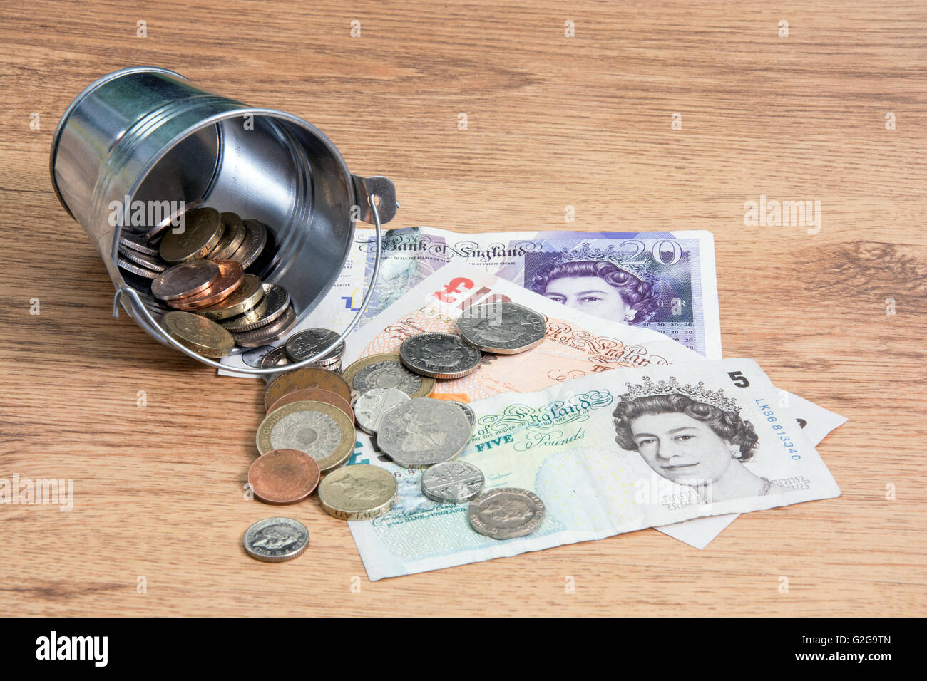 Tumbling coins hi-res stock photography and images - Alamy