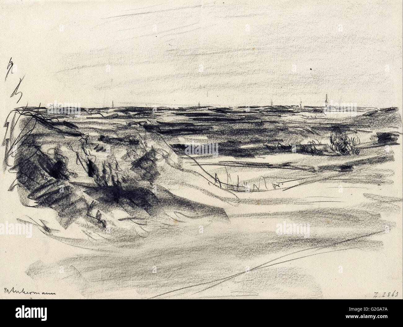 Drawing by max liebermann hi-res stock photography and images - Alamy