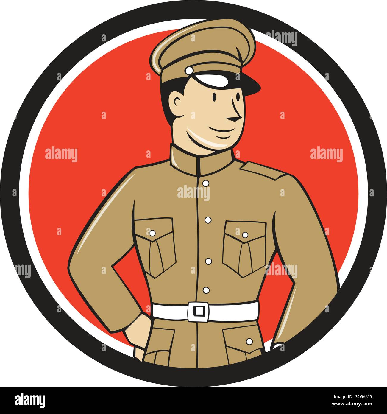 Man in front war Stock Vector Images - Alamy