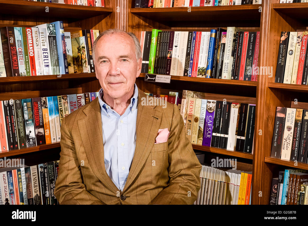 Robert Hiscox in his White Horse Bookshop in Marlborough, Wiltshire, as ...