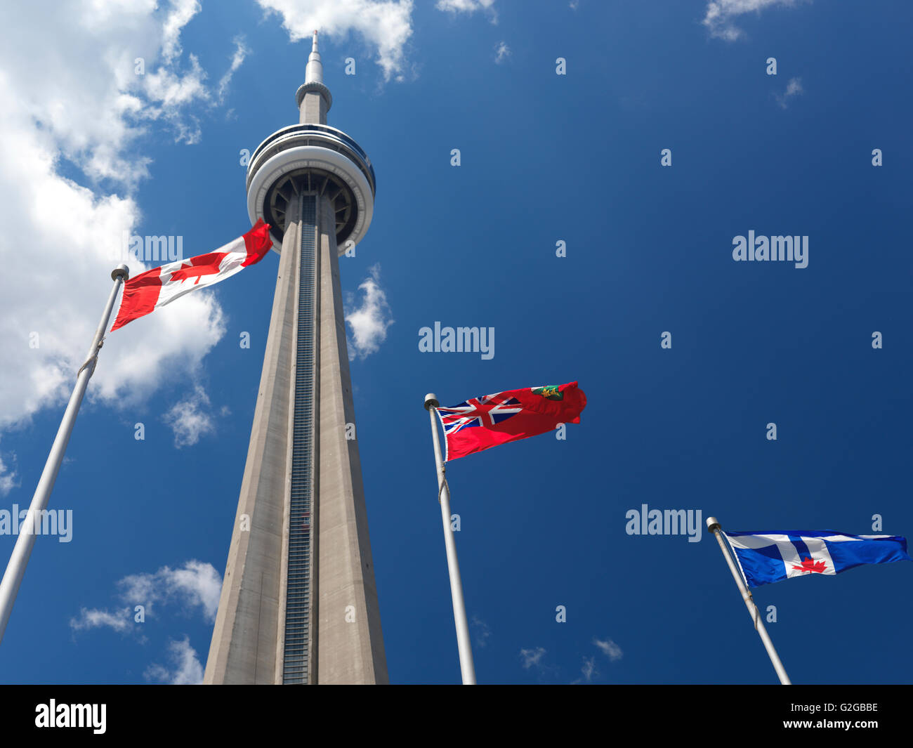 Low Angle View Cn Tower Stock Photos & Low Angle View Cn Tower Stock ...
