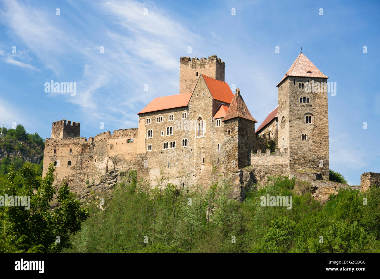 Burg Hardegg Castle, Thayatal National Park, Hardegg, Waldviertel ...