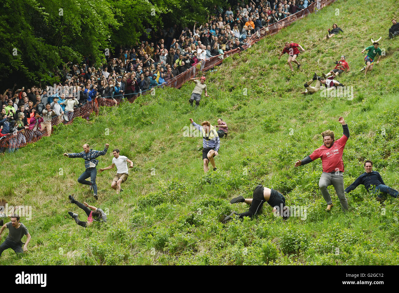 Gloucestershire cheese rolling hi-res stock photography and images - Alamy