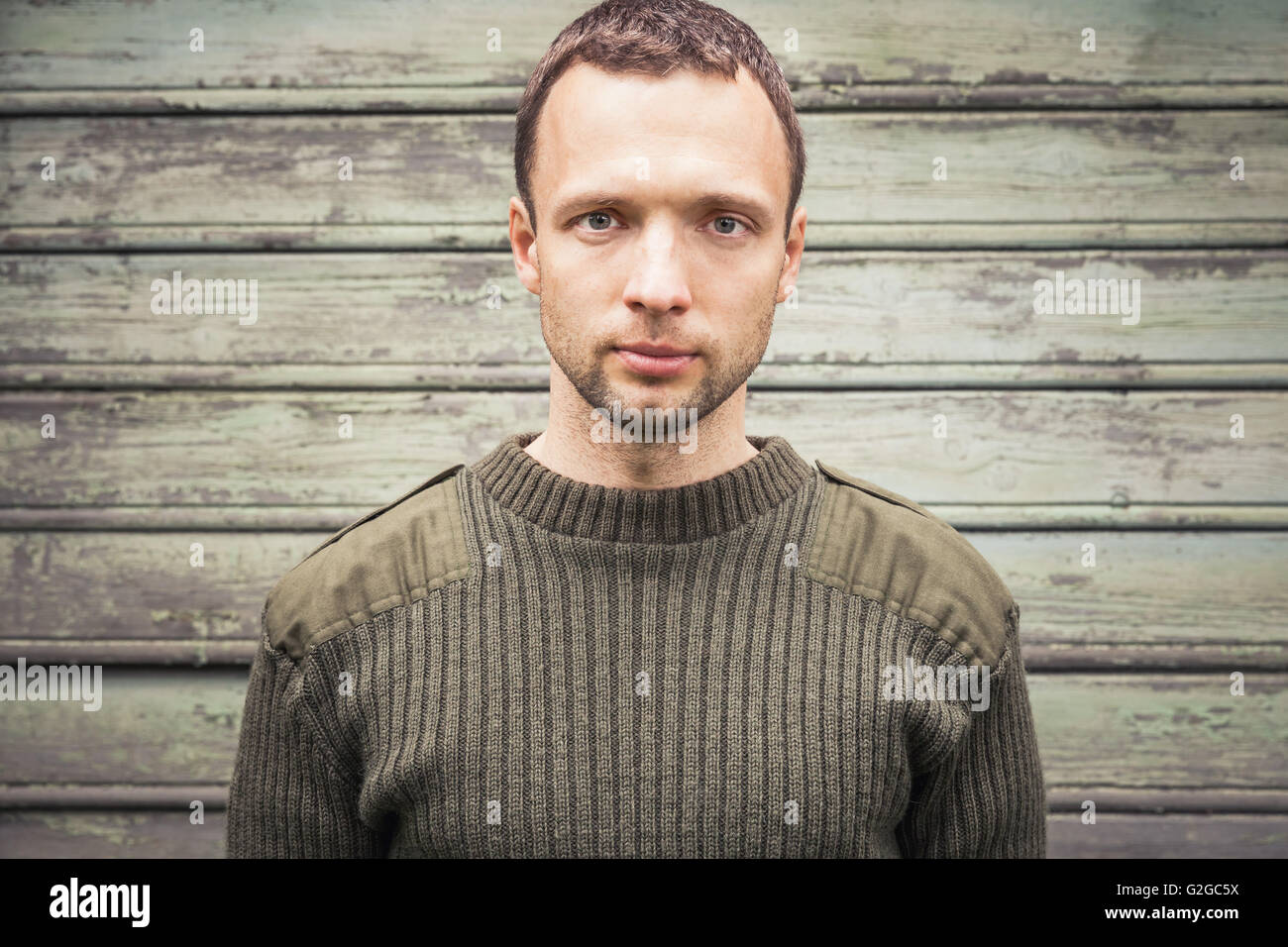 Handsome soldier male hi-res stock photography and images - Alamy