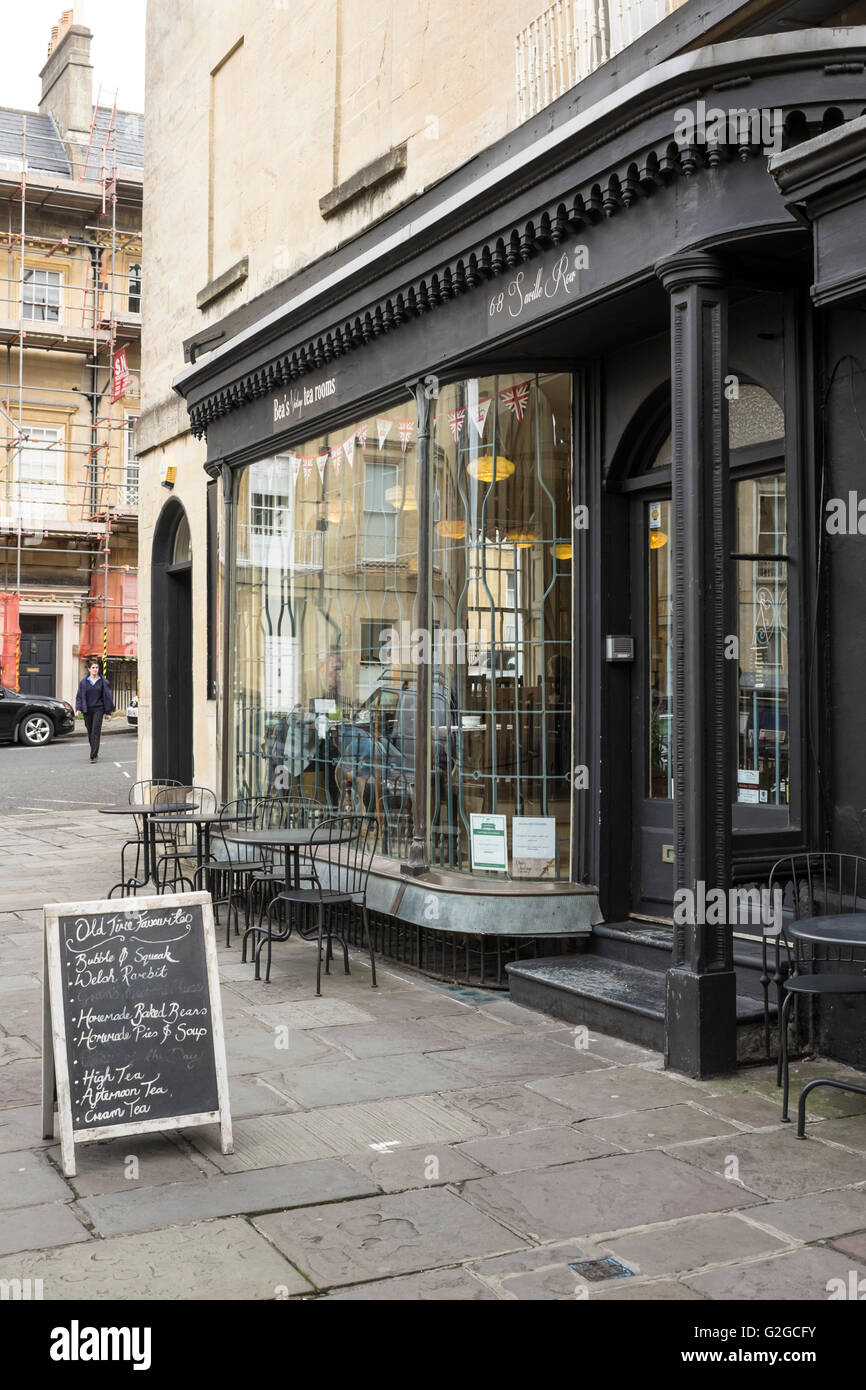 Bath a Georgian city in somerset England UK Bea's vintage tea rooms ...