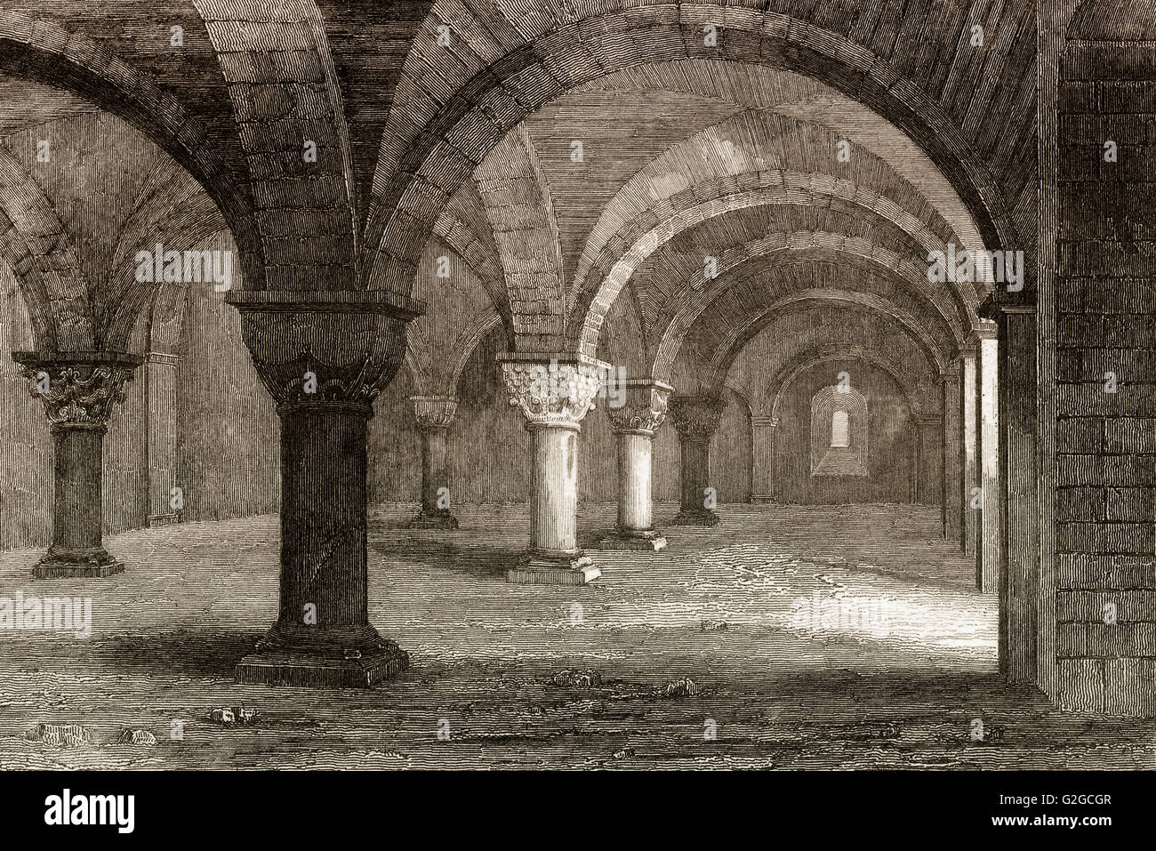 Canterbury cathedral crypt hi-res stock photography and images - Alamy