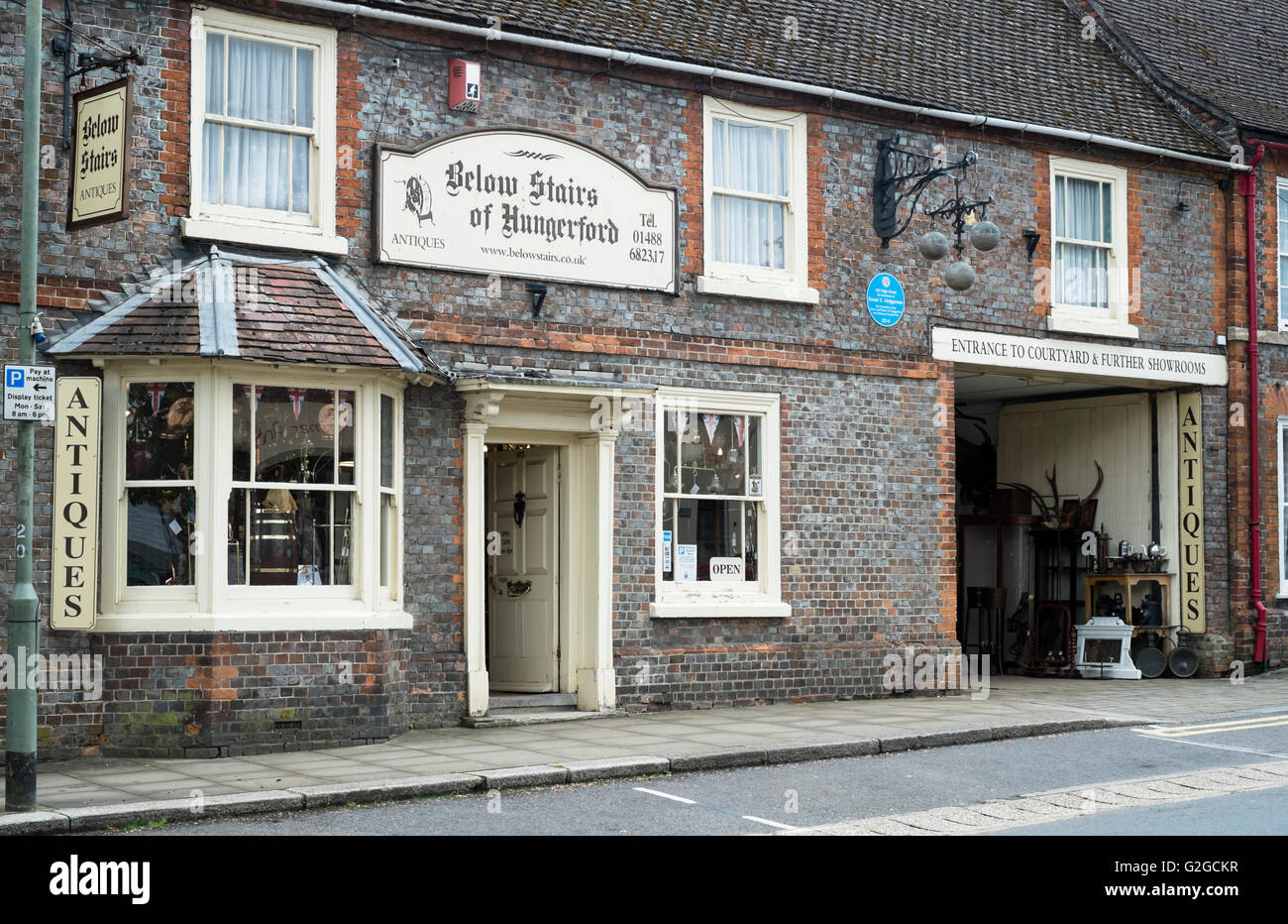 Hungerford, a small town in Berkshire, England UK; on the A4 and south ...