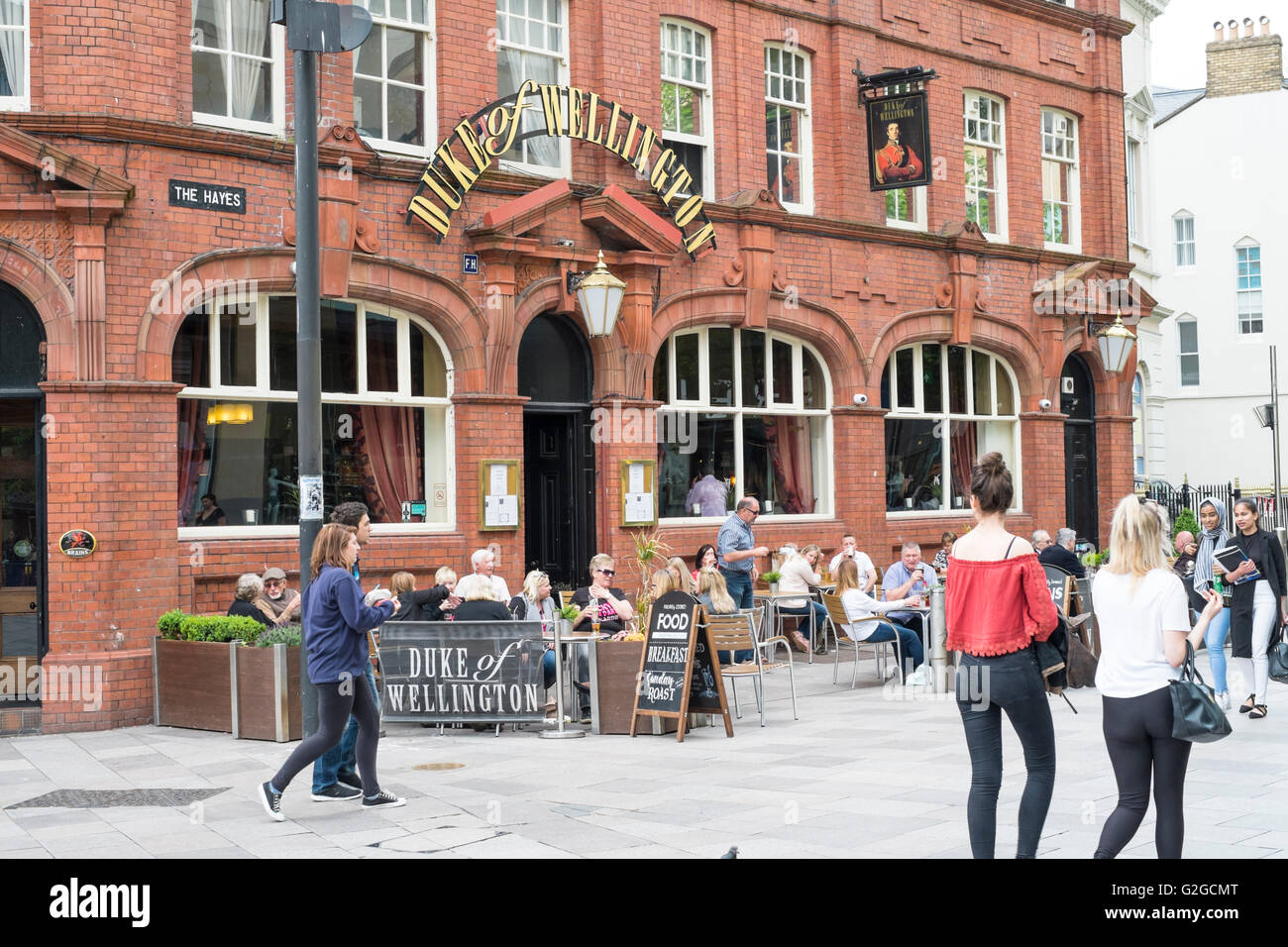 Cardiff the capital city of Wales Great Britain UK Duke of Wellington ...