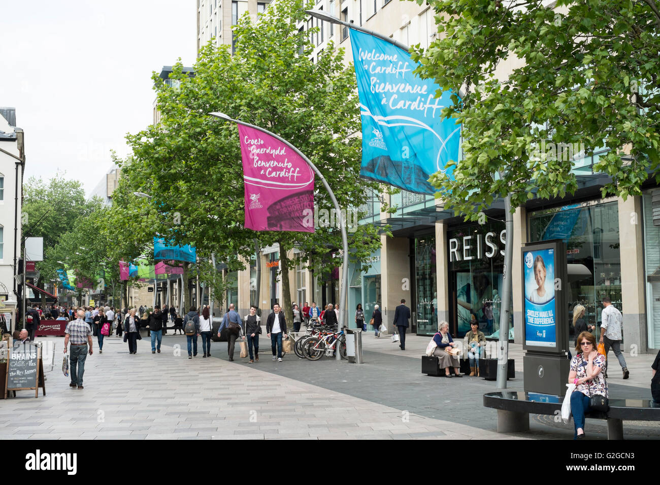 Cardiff the capital city of Wales Great Britain UK Stock Photo - Alamy