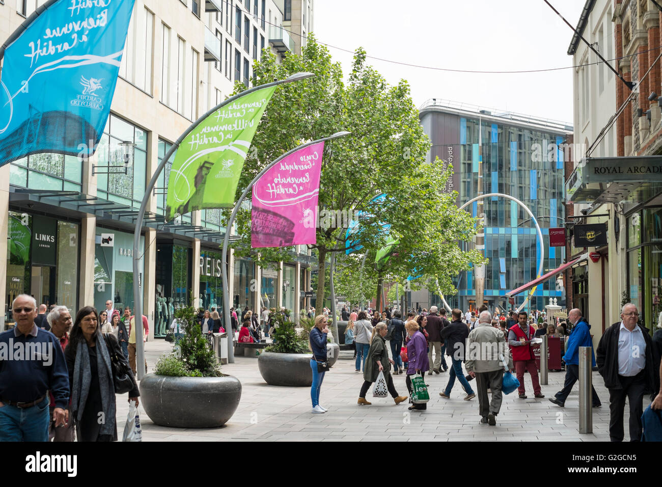 Cardiff the capital city of Wales Great Britain UK Stock Photo - Alamy