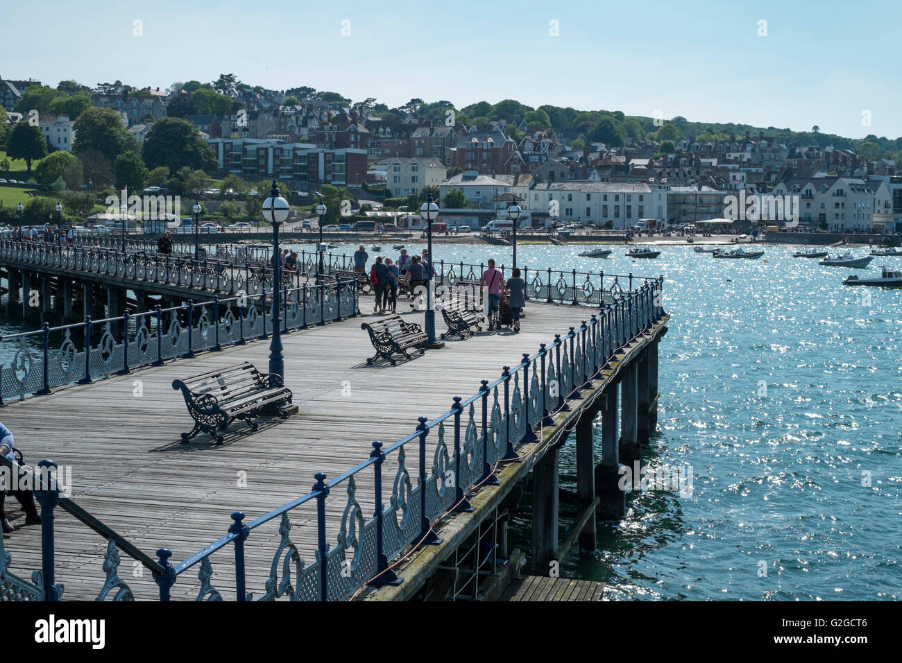 Swanage pier hi-res stock photography and images - Alamy