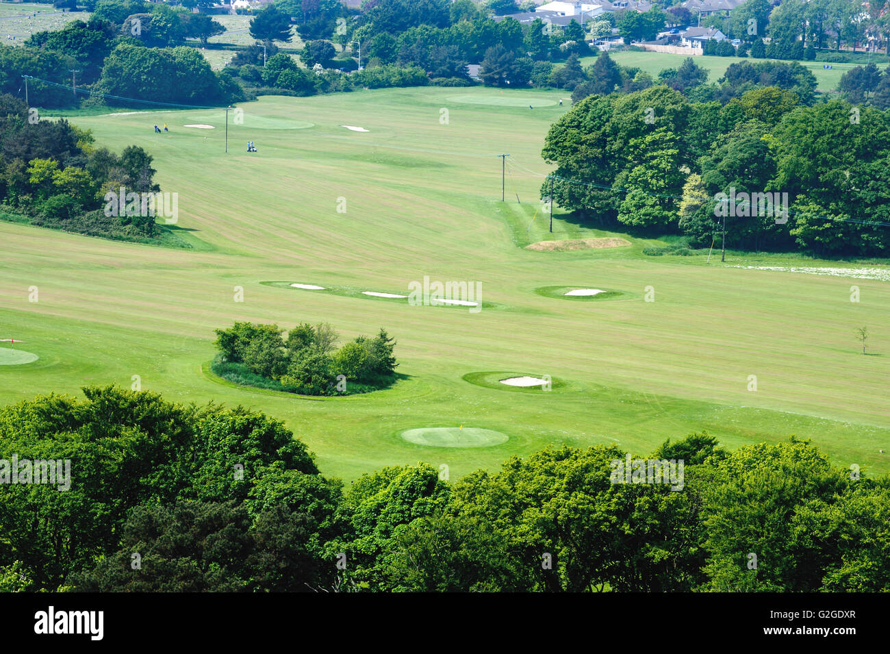 Golf course view hi-res stock photography and images - Alamy