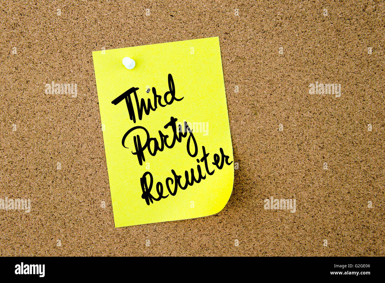 Business Acronym TPR as Third Party Recruiter written on yellow paper ...