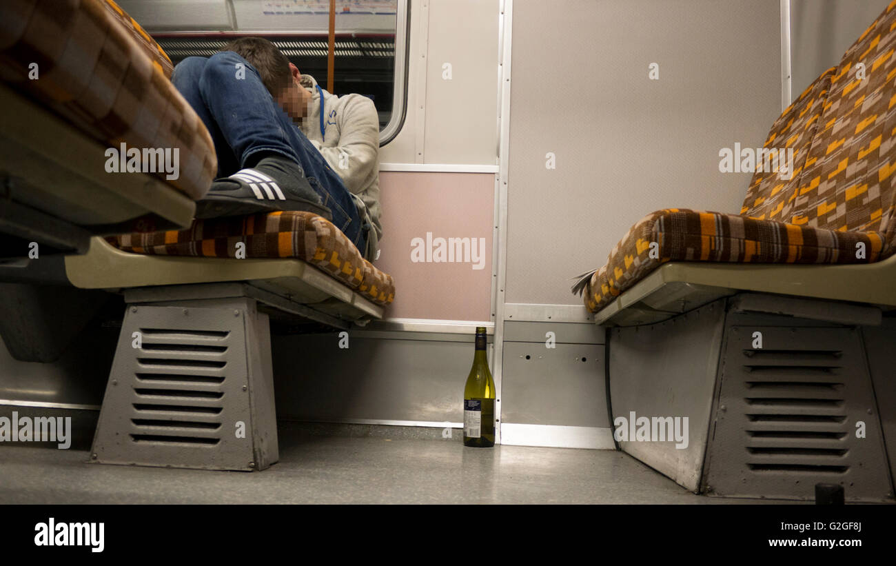 Alcohol on train hi-res stock photography and images - Alamy