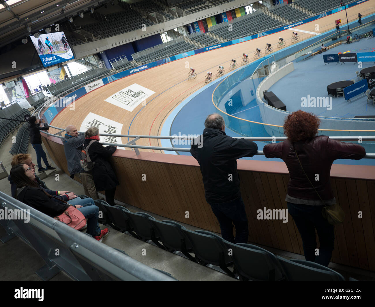 Olympic Park Stratford London Velodrome interior Lee Valley, Lea Valley ...