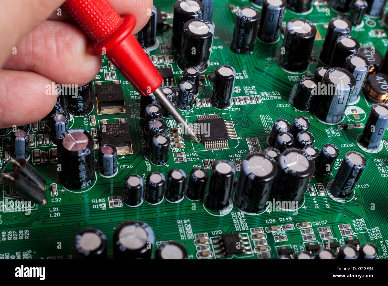 Hand holding circuit board hi-res stock photography and images - Alamy