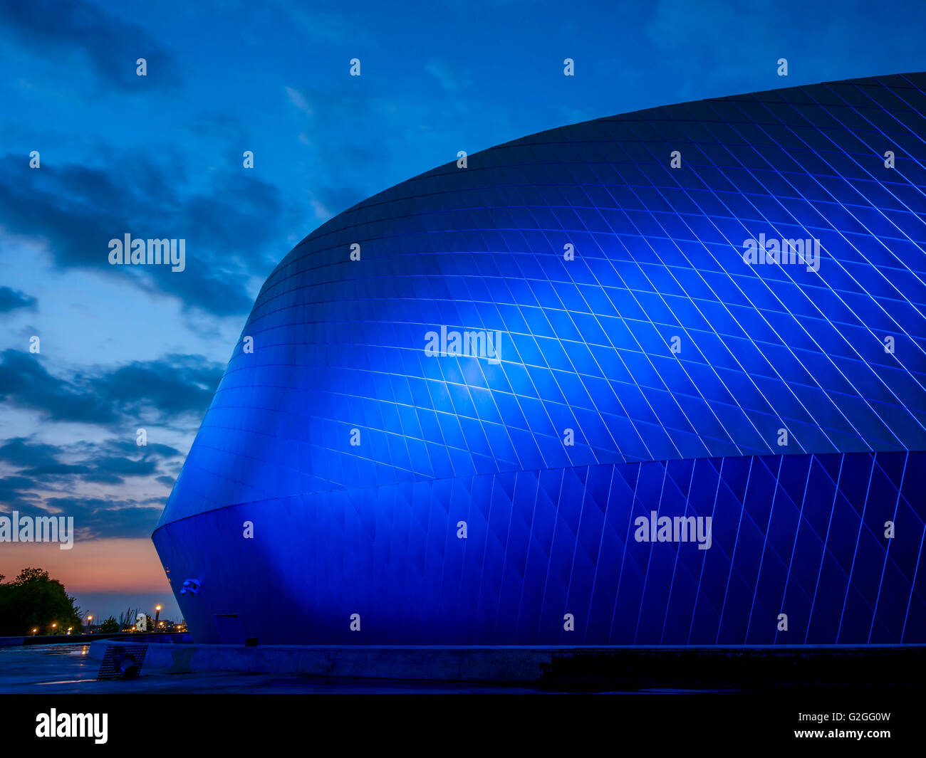 National Aquarium Denmark, Den Blå Planet in the Dusk, Copenhagen ...
