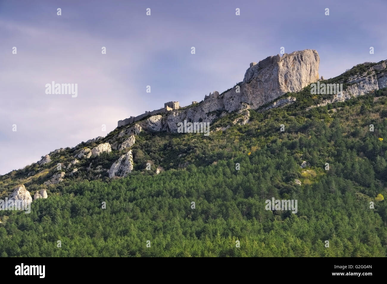 Chateau chateau peyrepertuse hi-res stock photography and images - Alamy