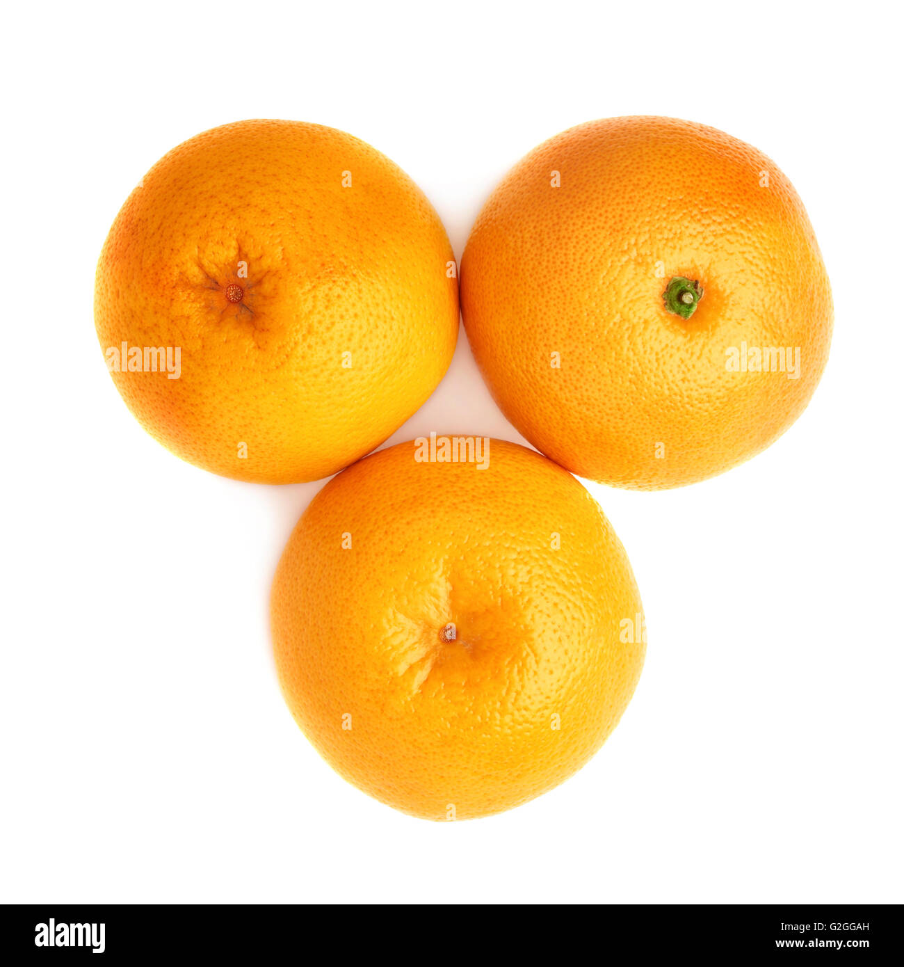 Pile of multiple fresh juicy grapefruits, isolated over the white ...